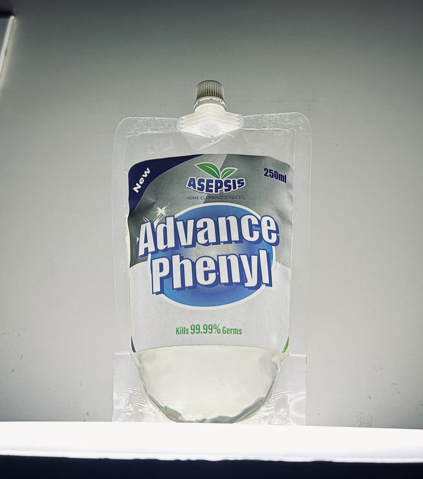 Asepsis Advance Phenyl 250ML – Makes 5L White Phenyl – Asepsis Products